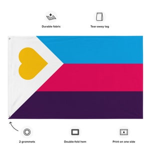 NEW Polyamorous Pride Flag 3x5 - Etsy