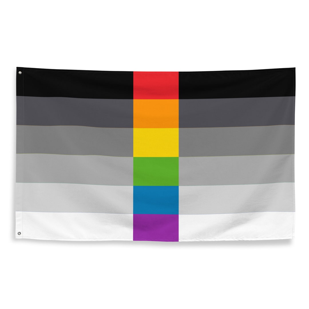 Heteroflexible Pride Flag 3x5 | Straight Bisexual Gay Banner Rainbow - Etsy
