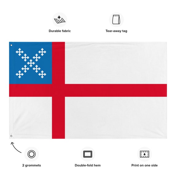 Protestant Flag Christian Flag Illustration Stockvectorkunst En Meer