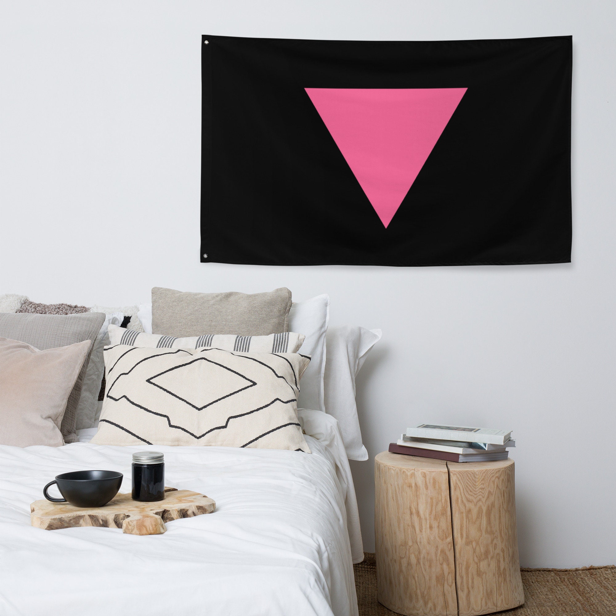 Pink Triangle LGBT Pride Flag 3x5 - Etsy