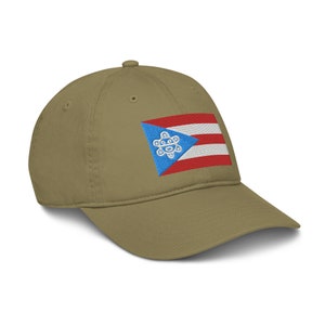 Puerto Rico Taíno Sun Boricua Sol De Jayuya Flag Embroidered Organic ...