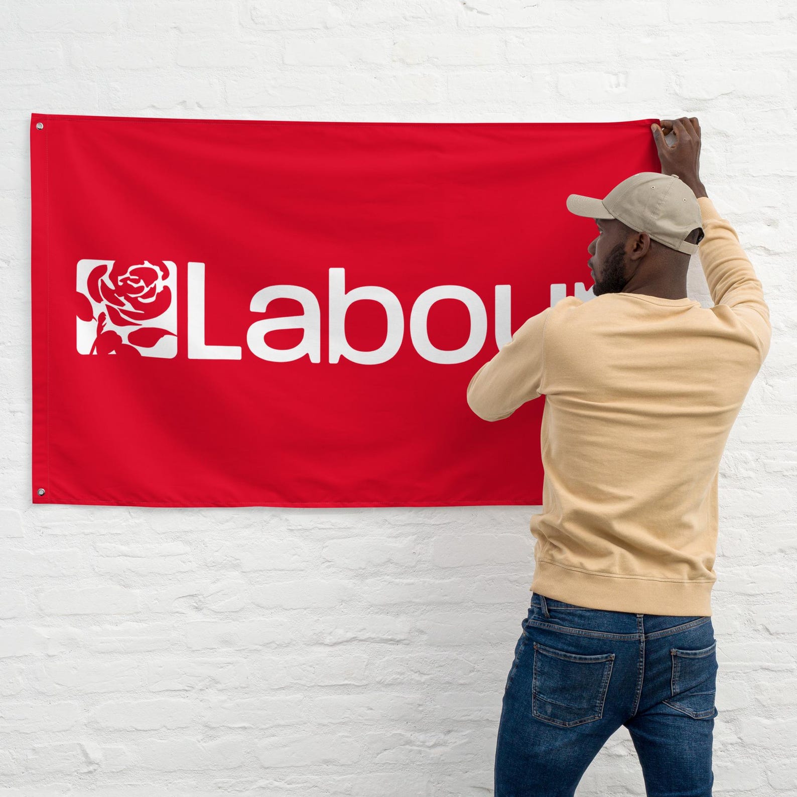 United Kingdom Labour Party Flag 3x5 - Etsy
