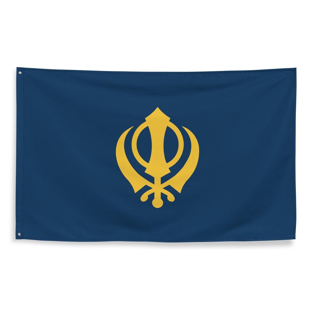 Sikh Khanda Faith Flag 3x5 - Etsy