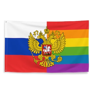 Pro-lgbt Russia Pride Flag 3x5 - Etsy