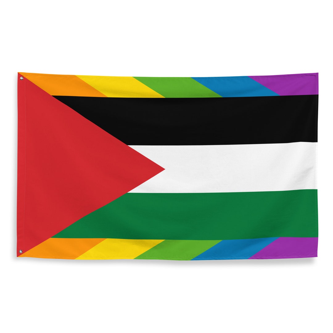 LGBT Palestine Pride Flag 3x5 - Etsy