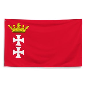 Republic of Danzig Flag 3x5 - Etsy