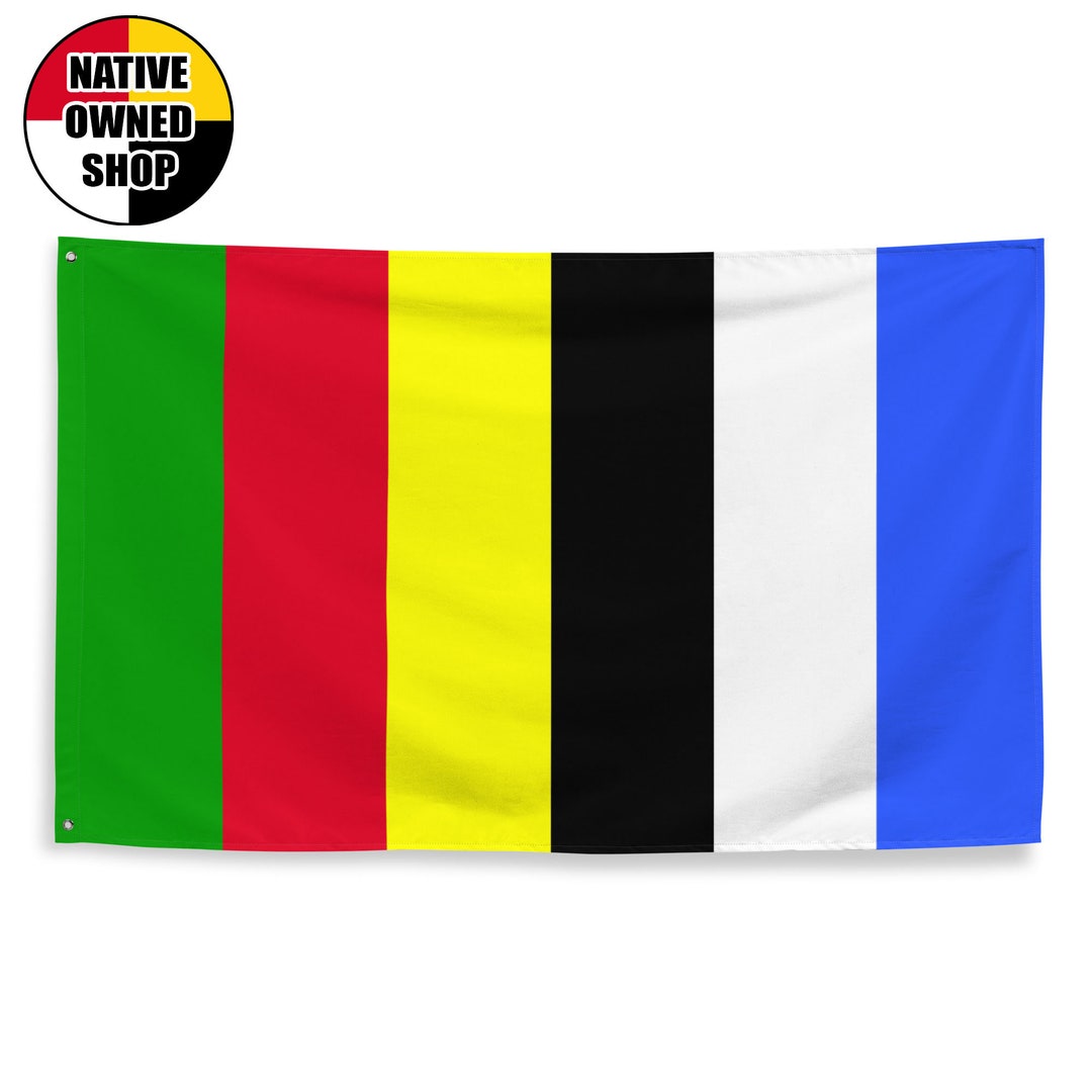 Native American Six Directions Flag 3x5 | American Indian Movement AIM ...