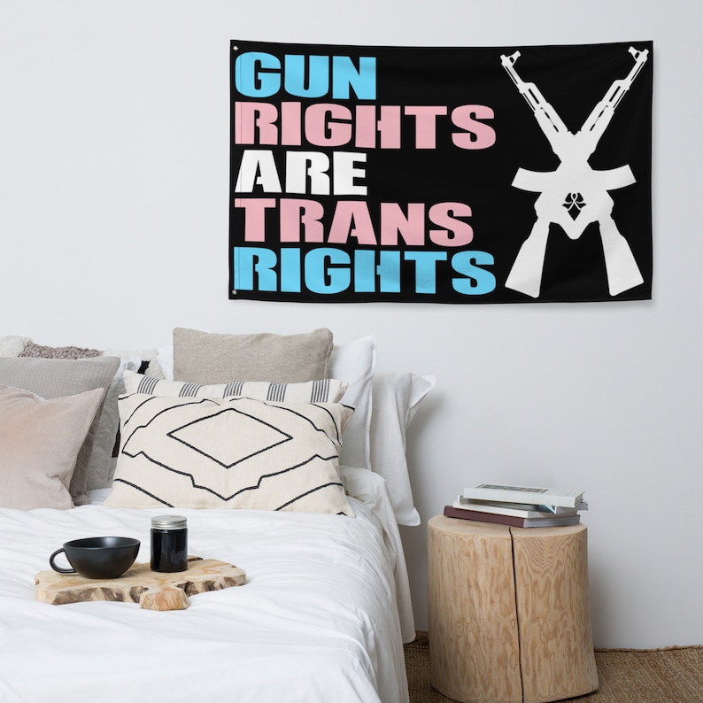 Gun Rights Are Trans Rights Flag 3x5 - Etsy