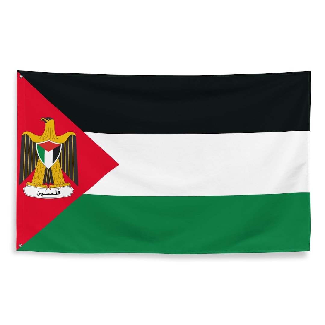 Palestine Eagle Flag 3x5 | Palestinian Liberation Arab Banner - Etsy