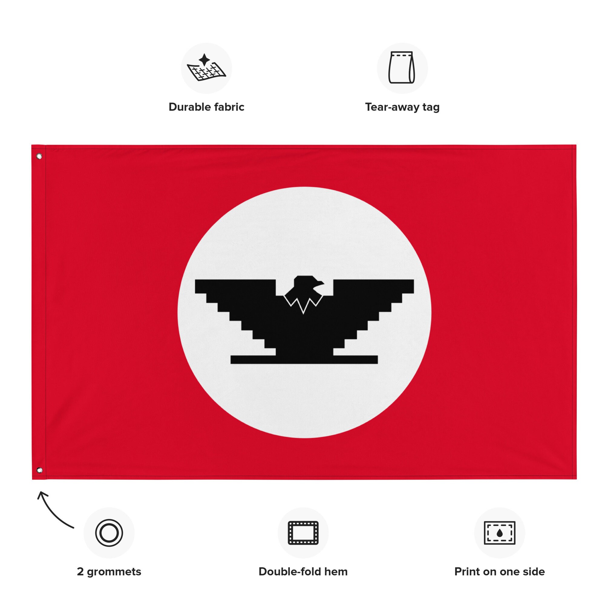 UFW Chicano United Farm Workers Aztlan Flag 3x5 - Etsy