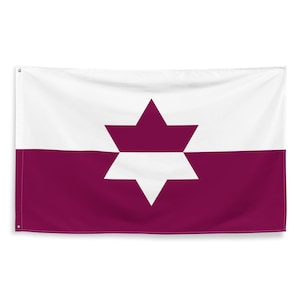 Jewish Flag 3x5 | Flag of ALL Jews Inclusive Banner Ashkenazi Sephardic ...