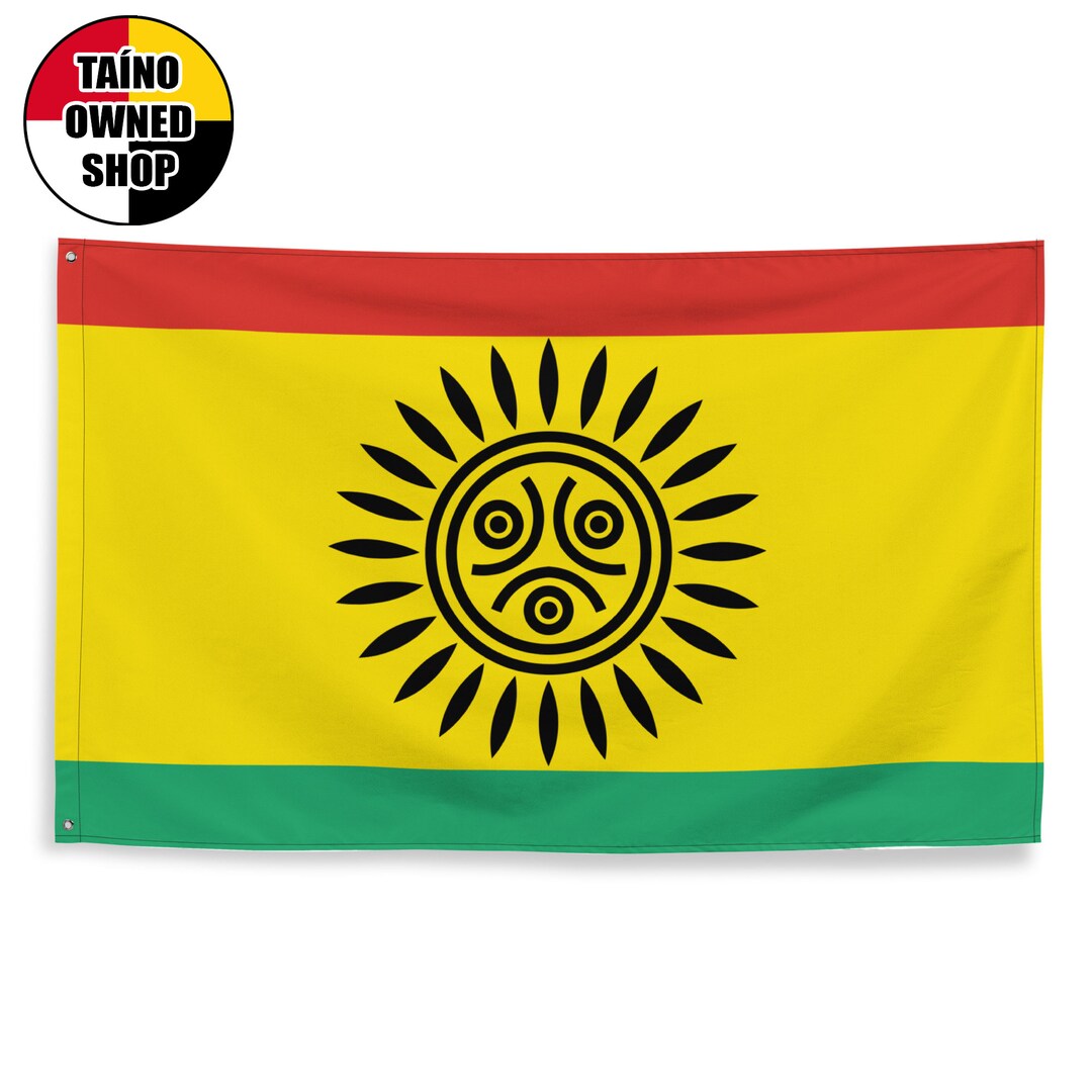 Taíno Puerto Rican Native Boricua Flag 3x5 - Etsy