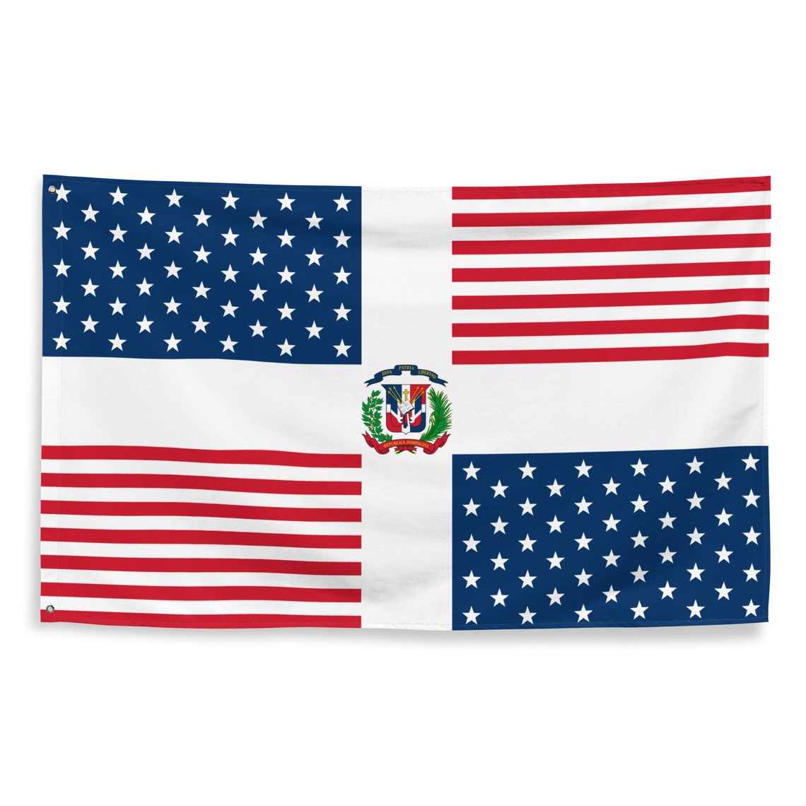 Dominican American Ethnic Cultural USA Flag 3x5 - Etsy