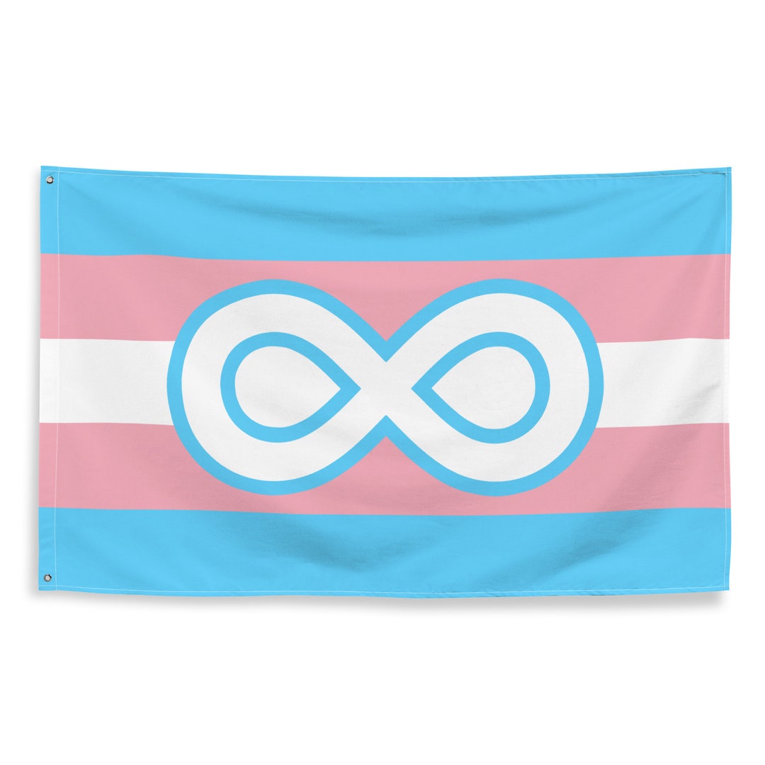 Autistic Transgender Trans Pride Flag 3x5 - Etsy