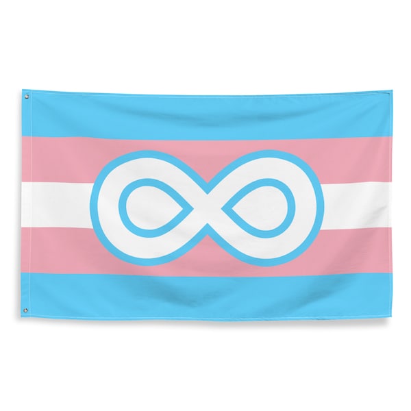 Trans Flag Autistic - Etsy