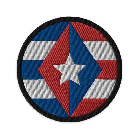 Puerto Rico Cuba Embroidered Patch - Etsy