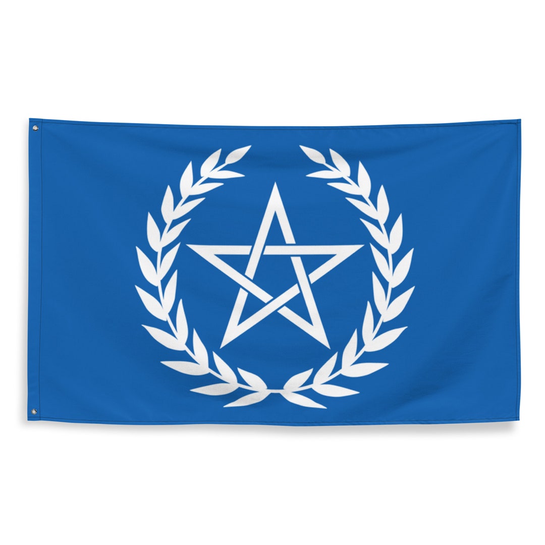 Hellenic Pagan Flag 3x5 - Etsy