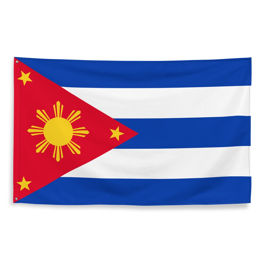 Filipino Cuban Cuba Philippine Cubano Flag 3x5 - Etsy