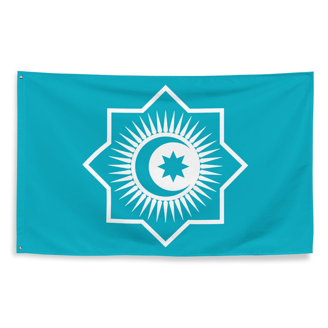 Organization of Turkic States NEW Flag 3x5 | 2024 New Pan-turkic Turk ...
