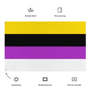 Non-binary Enby War Flag 3x5 - Etsy