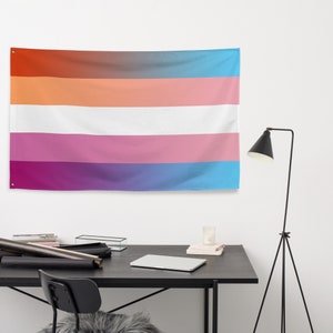 Transgender Lesbian Transbian Flag 3x5 - Etsy