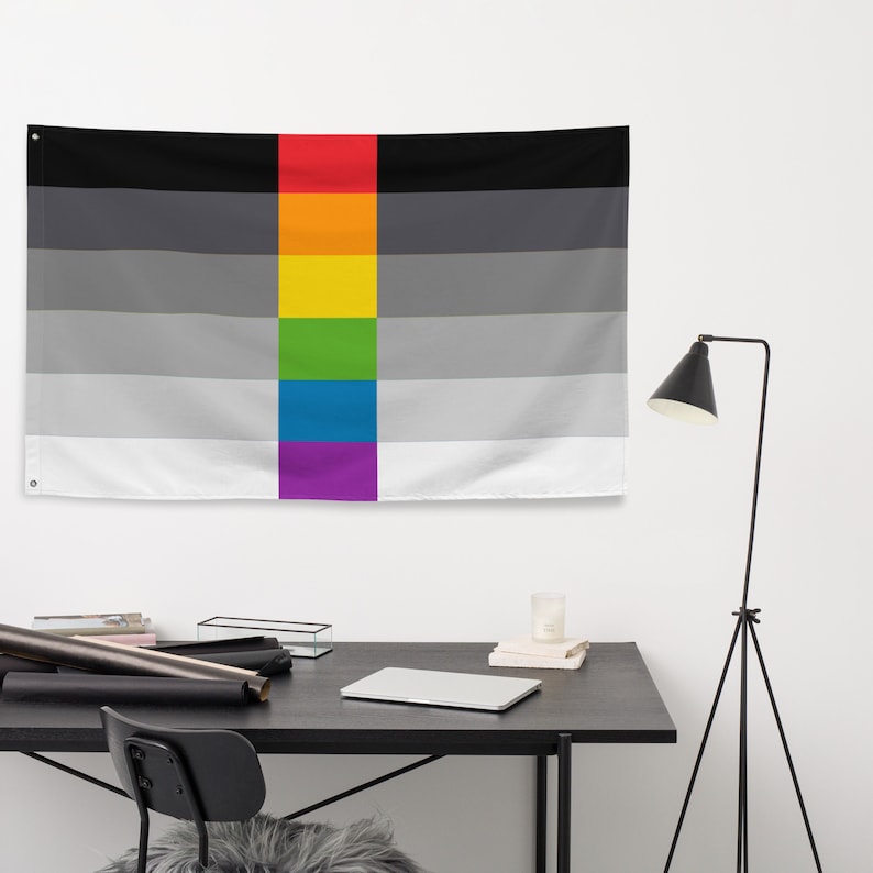 Heteroflexible Pride Flag 3x5 | Straight Bisexual Gay Banner Rainbow - Etsy