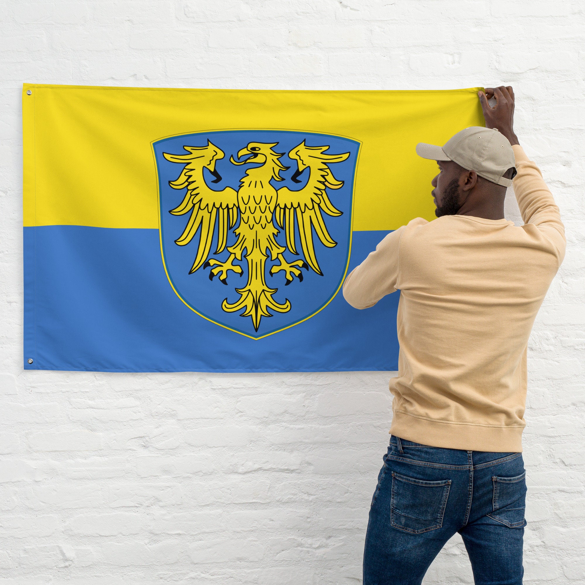 Upper Silesia Eagle Poland Flag 3x5 - Etsy