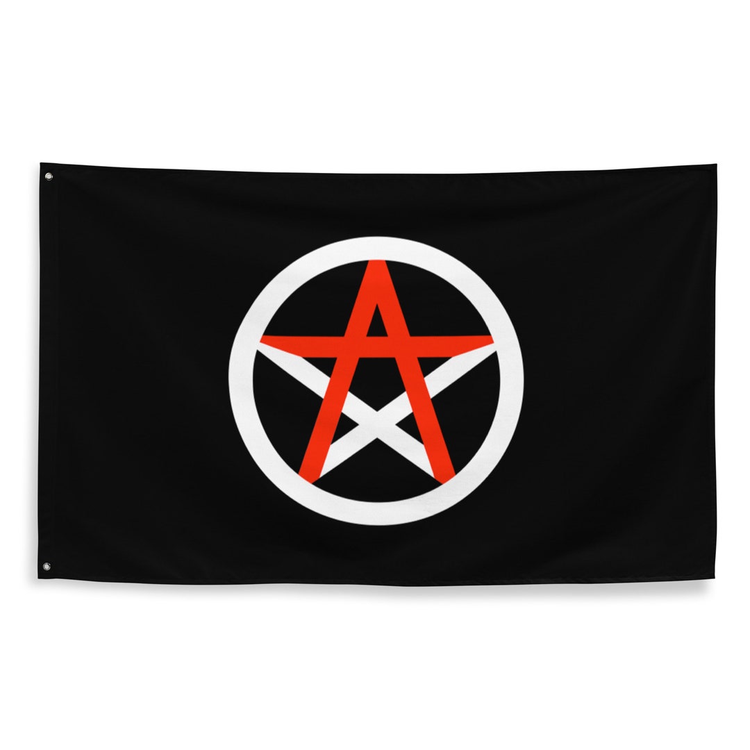 Pagan Anarchist Flag 3x5 - Etsy