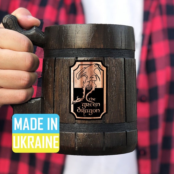 The Green Dragon Beer Mug - Etsy