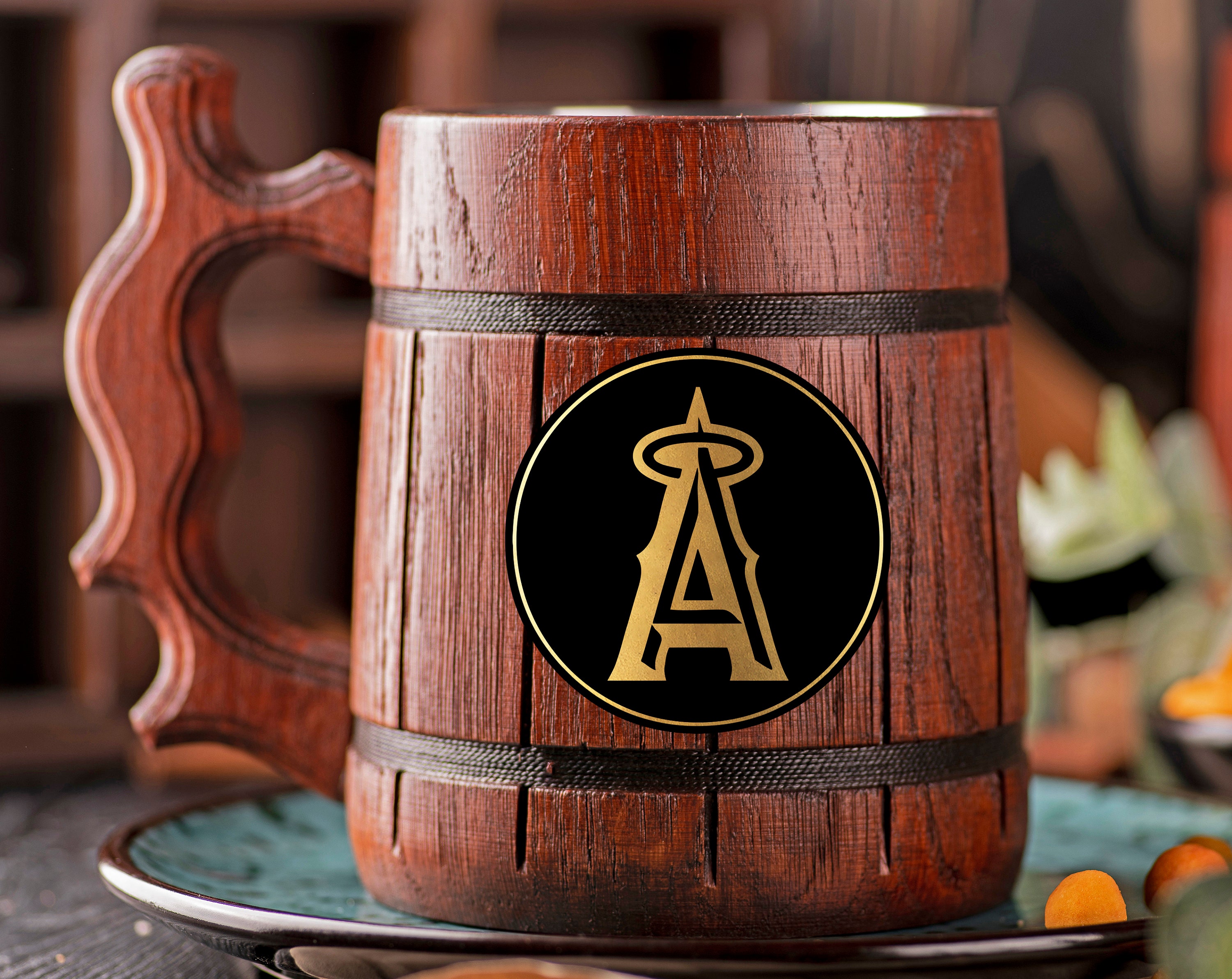 Los Angeles Angels Beer Mug Personalized Gift For Him Fathers | Etsy