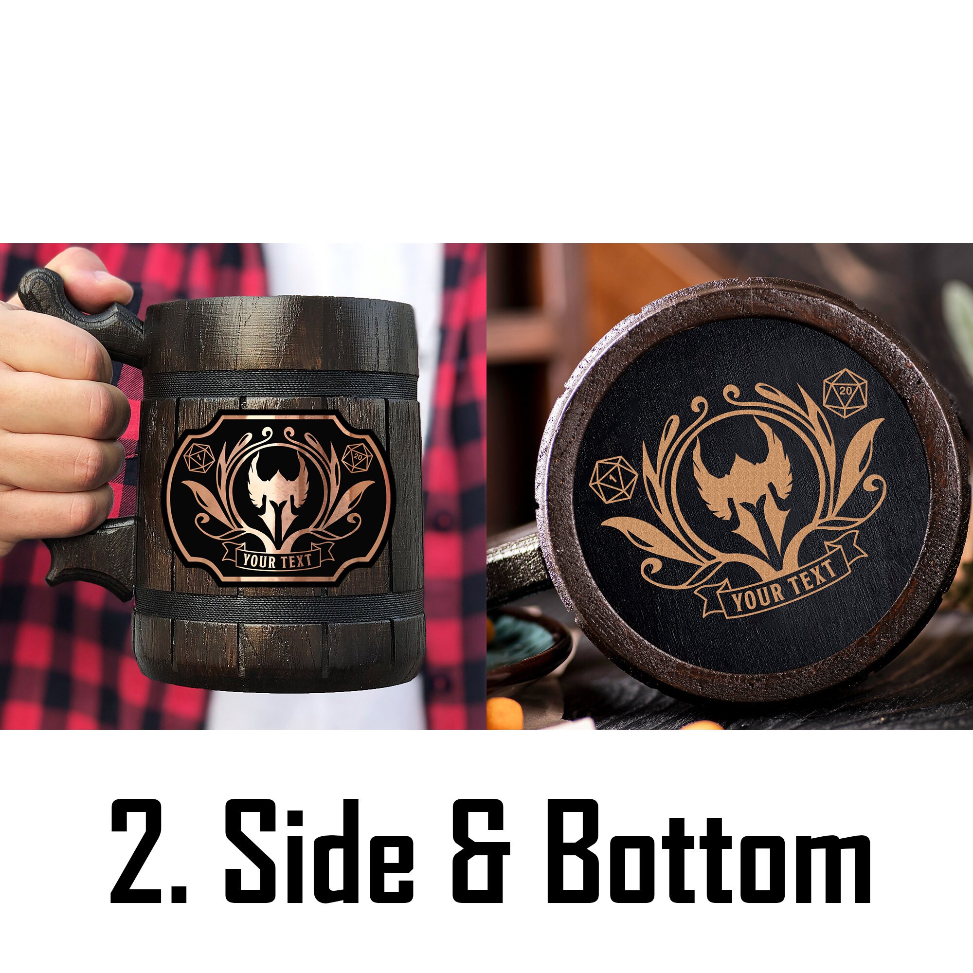 Paladin Class Dnd Mug Wooden Beer Stein Dungeon and Dragons - Etsy