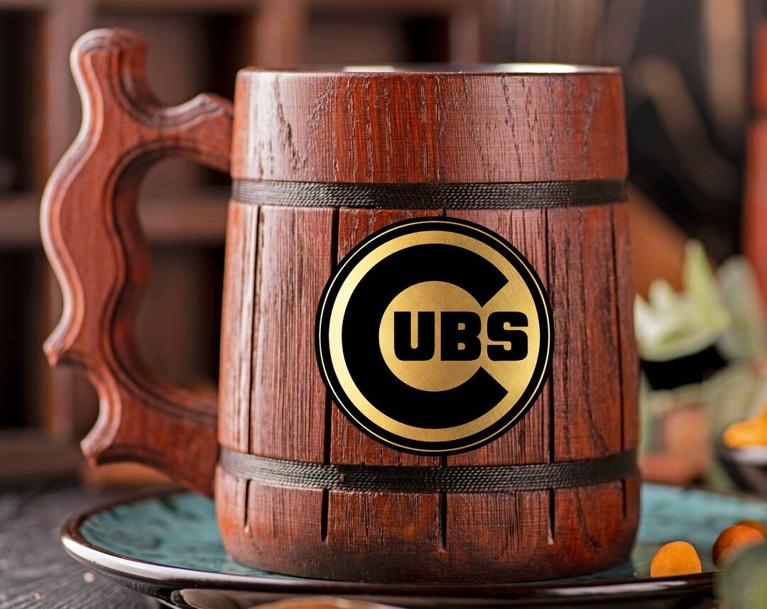 Chicago Cubs Beer Mug Personalized Gift for Him Baseball Fan Gifts ...