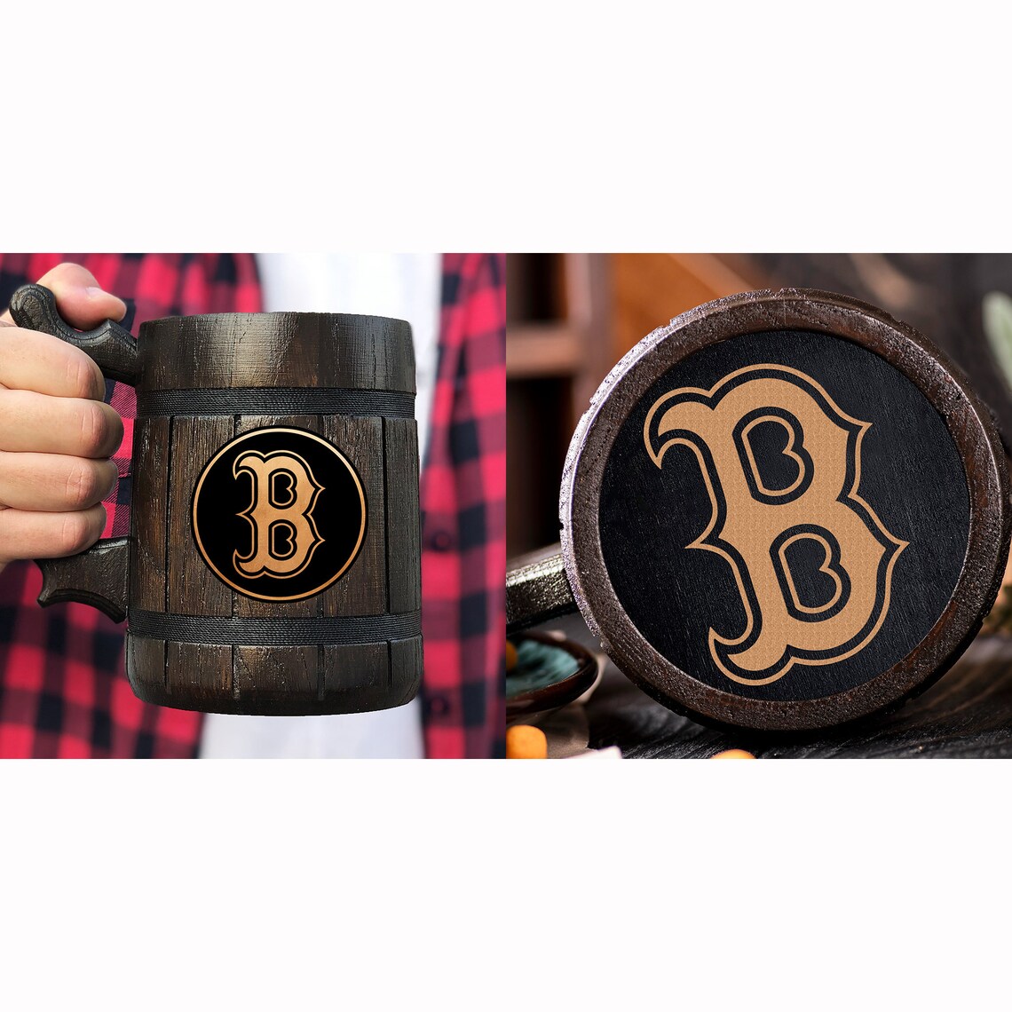 Boston Red Sox Beer Mug Personalized Gift for Him Fathers Day | Etsy