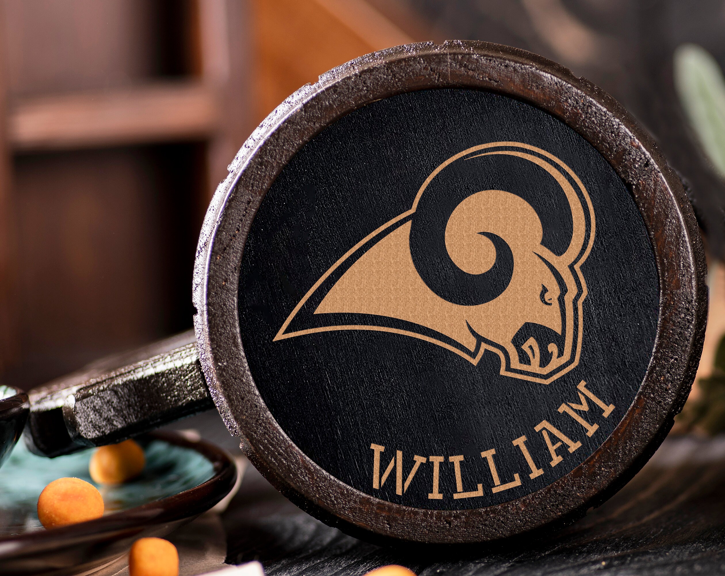 Los Angeles Rams Beer Mug Personalized Gift for Him Fathers - Etsy