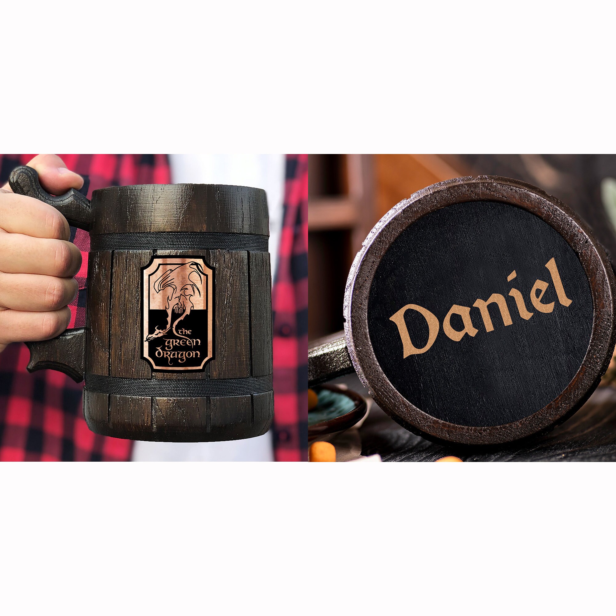 The Green Dragon Mug Personalized Gift for Him Lord of the - Etsy