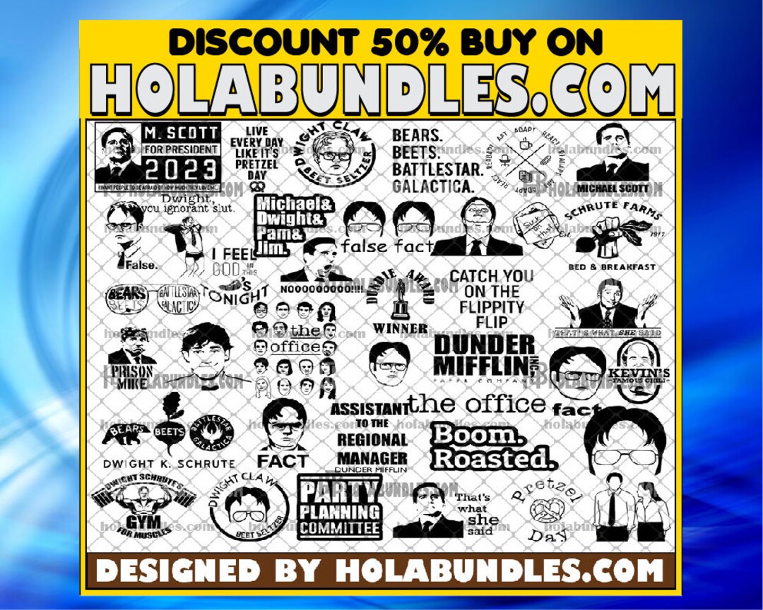 The Office Bundle SVG the Office Svg the Office Svg the - Etsy