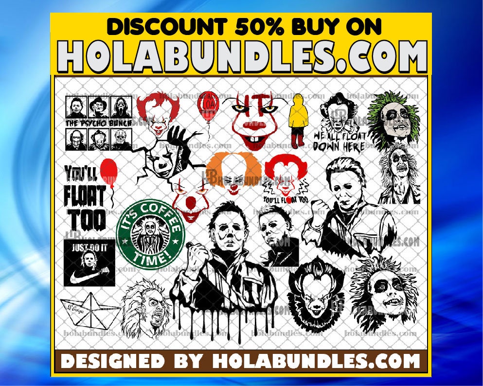 Horror Movies Svg Bundle Horror SVG Bundle Halloween Horror - Etsy