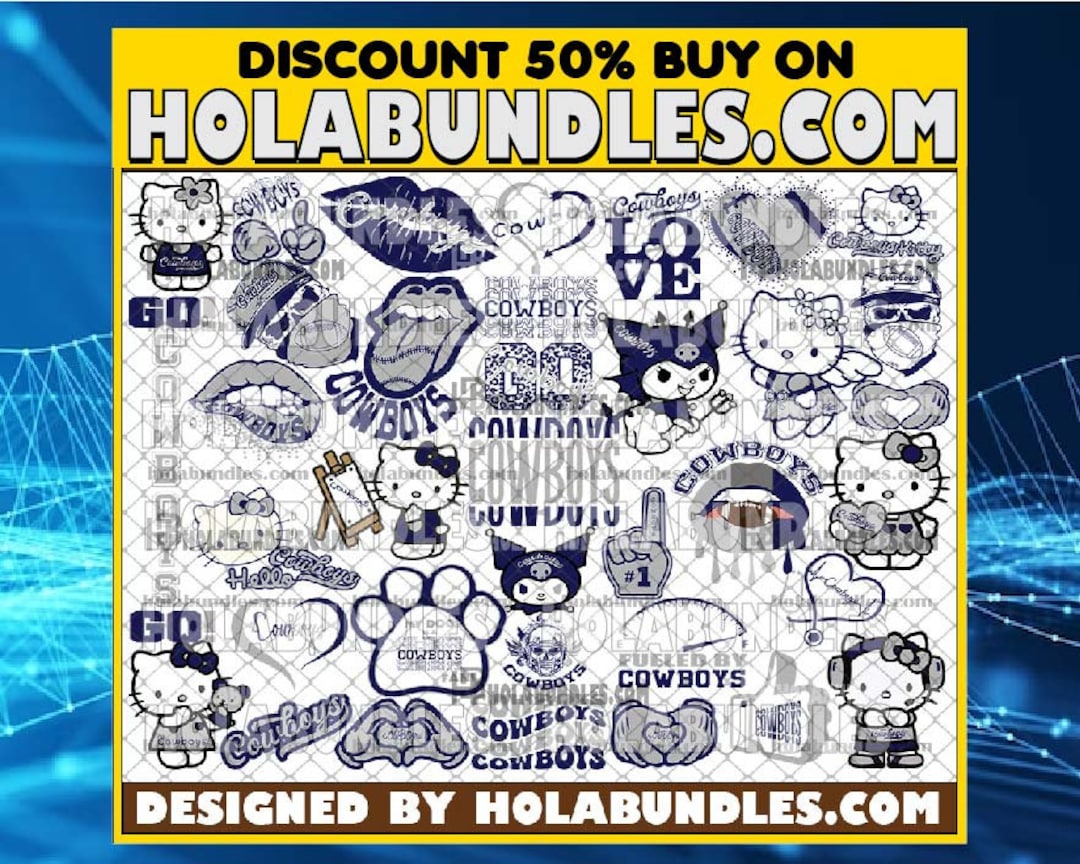 Dallas-cowboys Cute Svg Dallas-cowboys Bundle Svg N-F-L Svg - Etsy