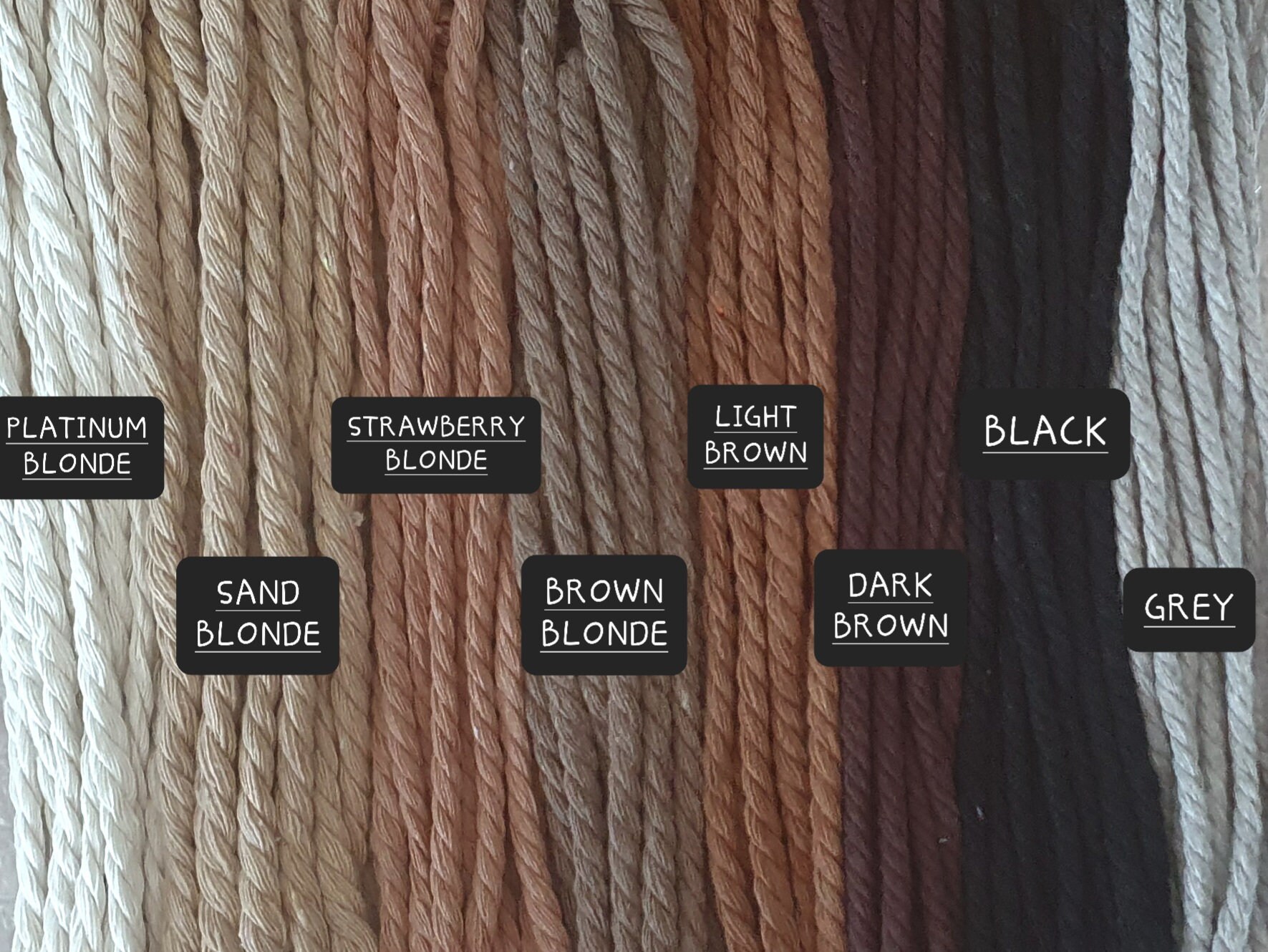 Custom Macrame Little People Single Cotton Doll Hanging - Etsy Canada