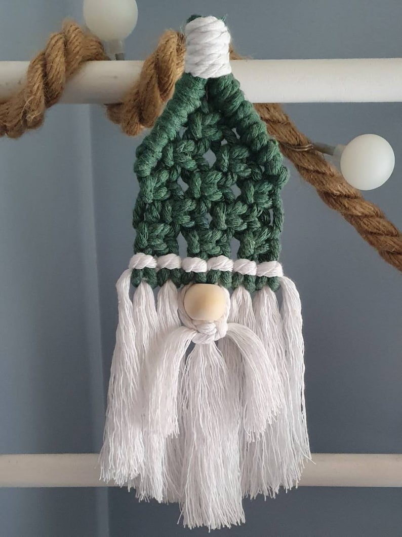 Shaggy Bearded Santa Macrame Santa - Etsy Australia