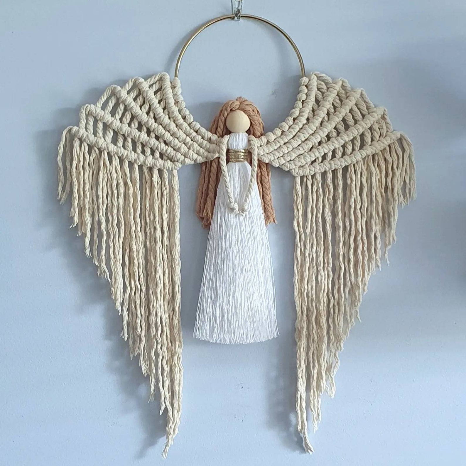Macrame Angel Guardian Angel Angel Wall Hanging Home Decor - Etsy