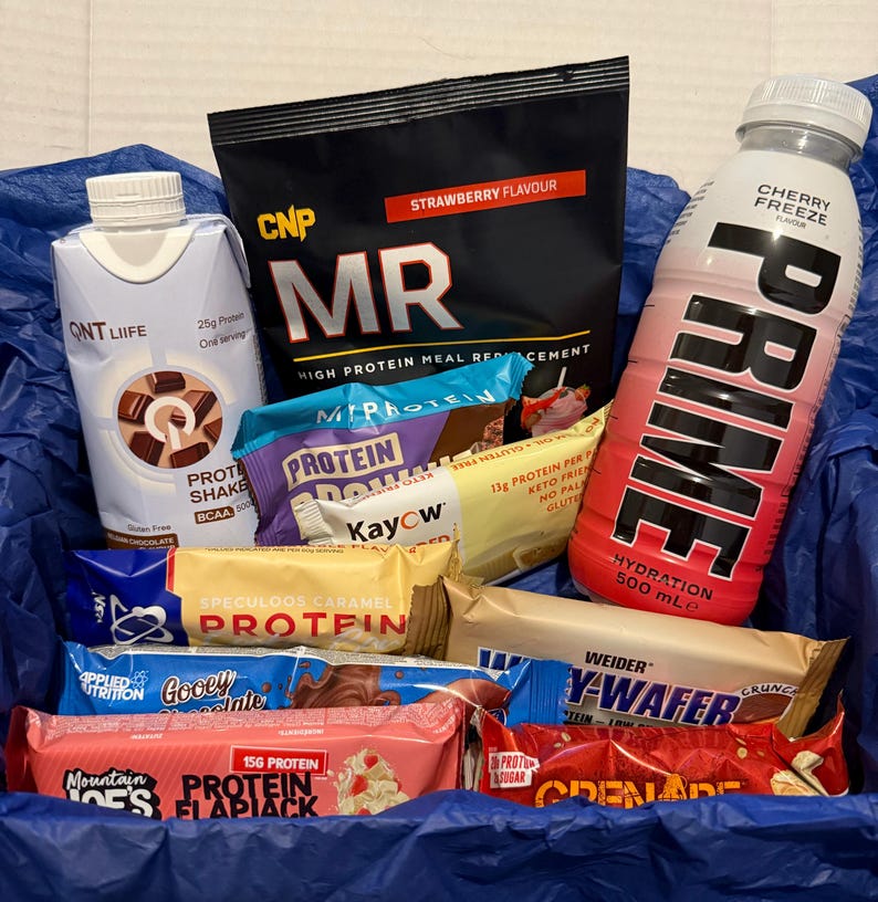 Happy Birthday Protein Gym Gift Box - Etsy