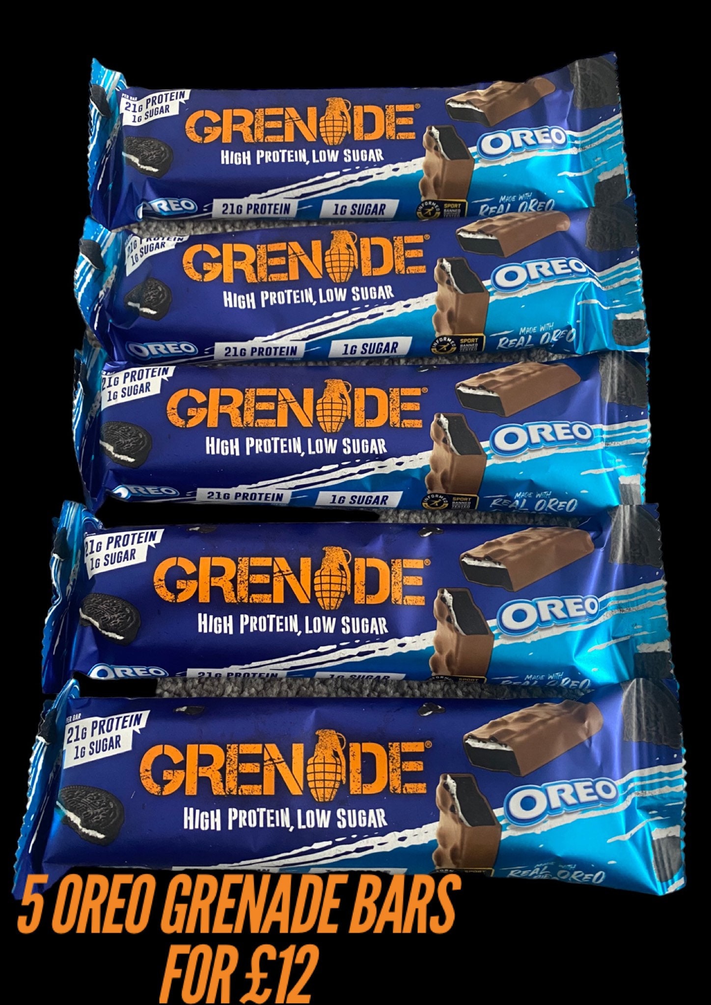 5 Grenade Oreo Bars - Etsy