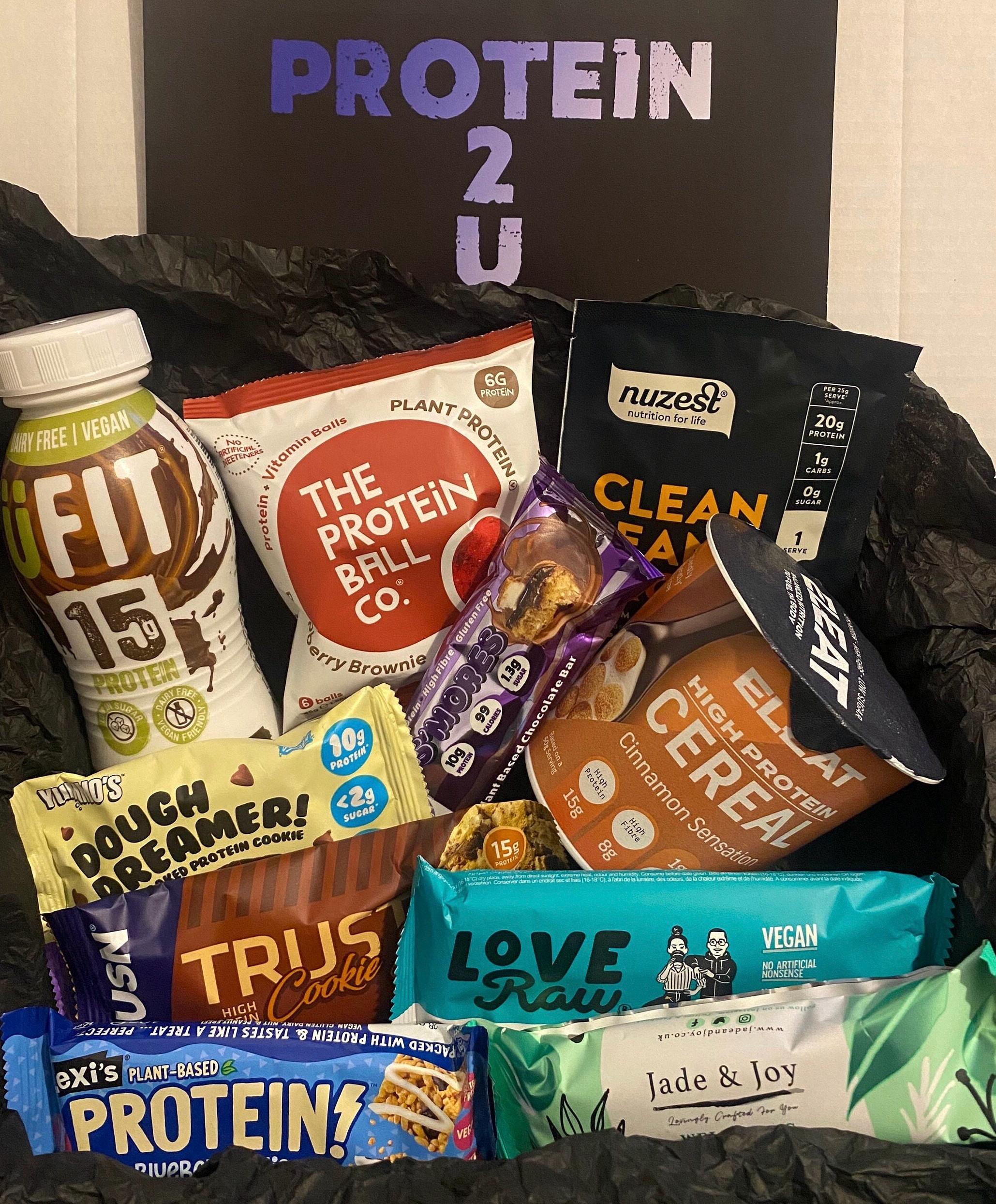 Vegan Protein Hamper Gym Gift Box - Etsy