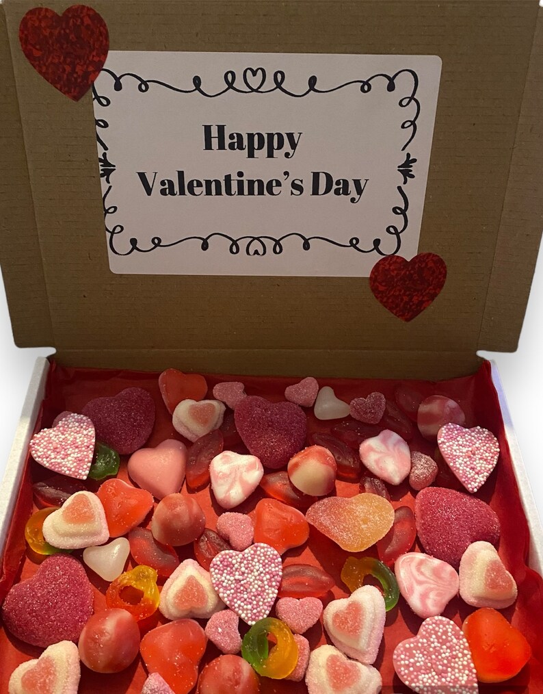 Happy Valentines Day Sweet Letterbox Gift - Etsy