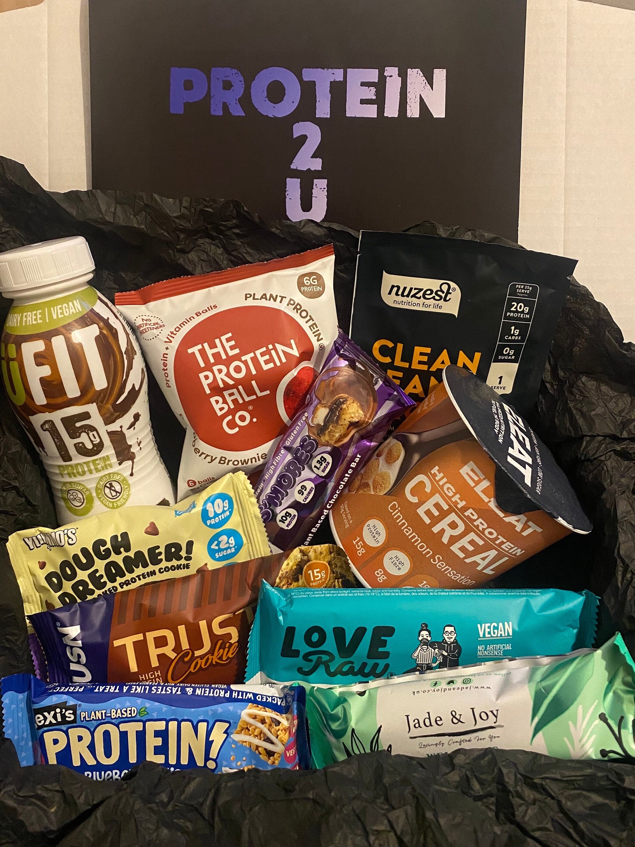 Vegan Protein Hamper Gym Gift Box - Etsy