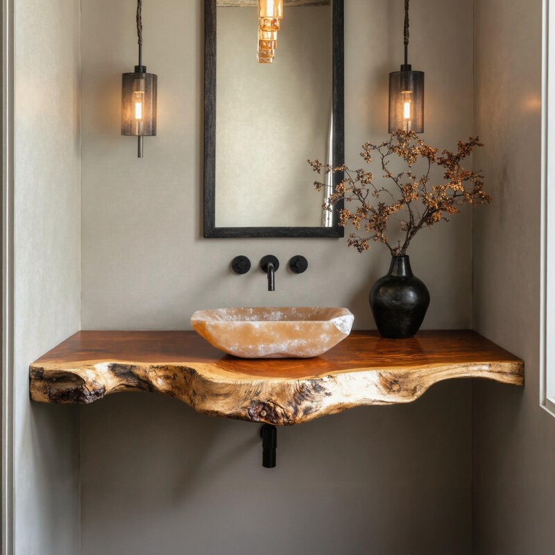 Live Edge Vanity Top - Etsy