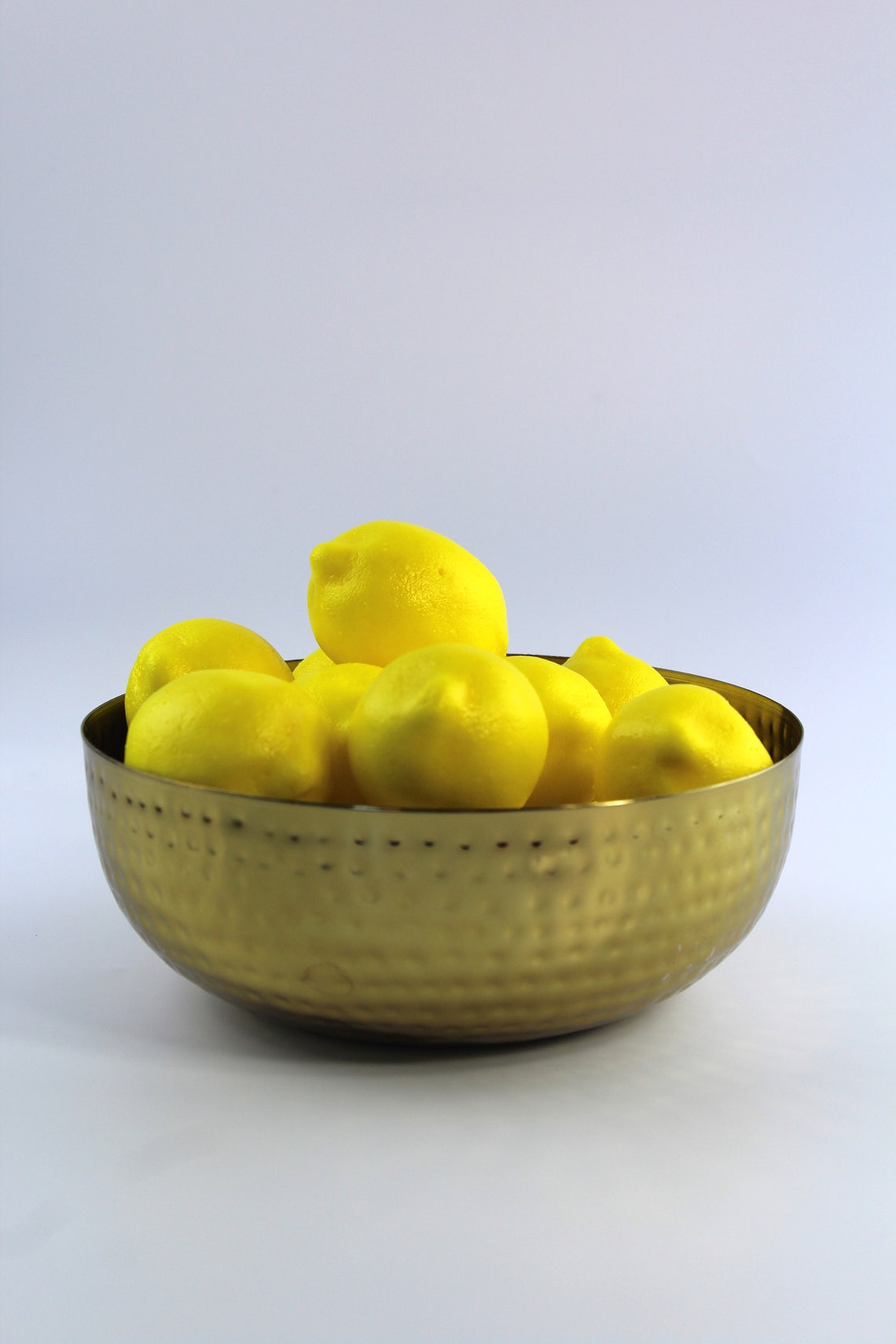 Hammered Gold Metal Bowl. Size 8 1/4'' Diameter X 3 1/4'' High - Etsy
