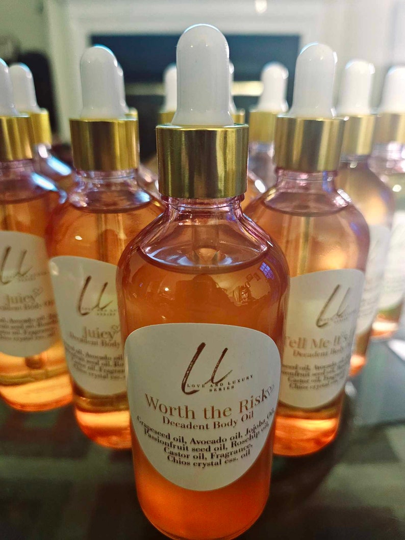 Love and Luxury Decadent Designer Body Oil 4oz - Etsy