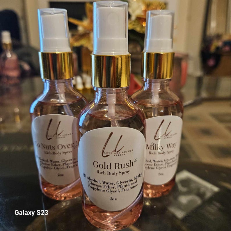 Love and Luxury Body Spray - Etsy